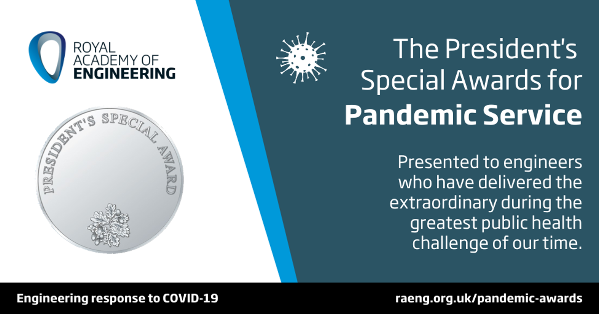 VentilatorChallengeUK honoured with the president’s special award for ...