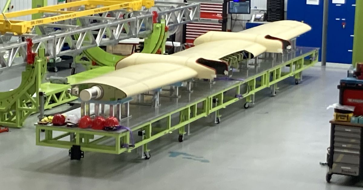 GKN Aerospace Delivers Full Composite Wing Assembly and Booms for ...