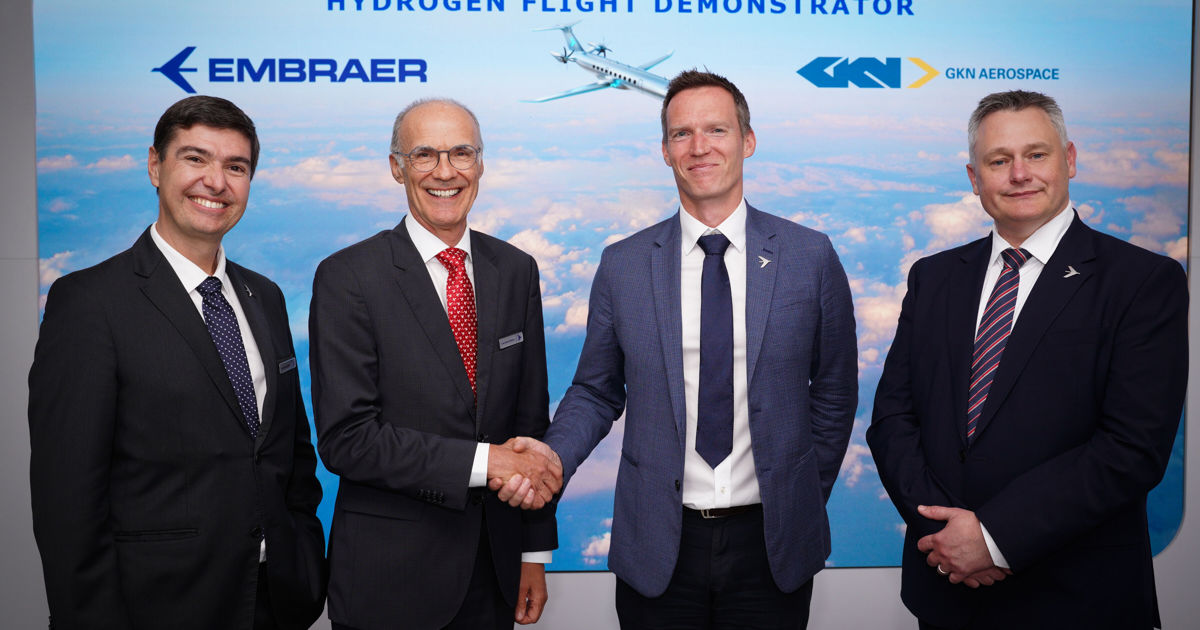 Embraer and GKN Aerospace to collaborate on potential hydrogen flight ...