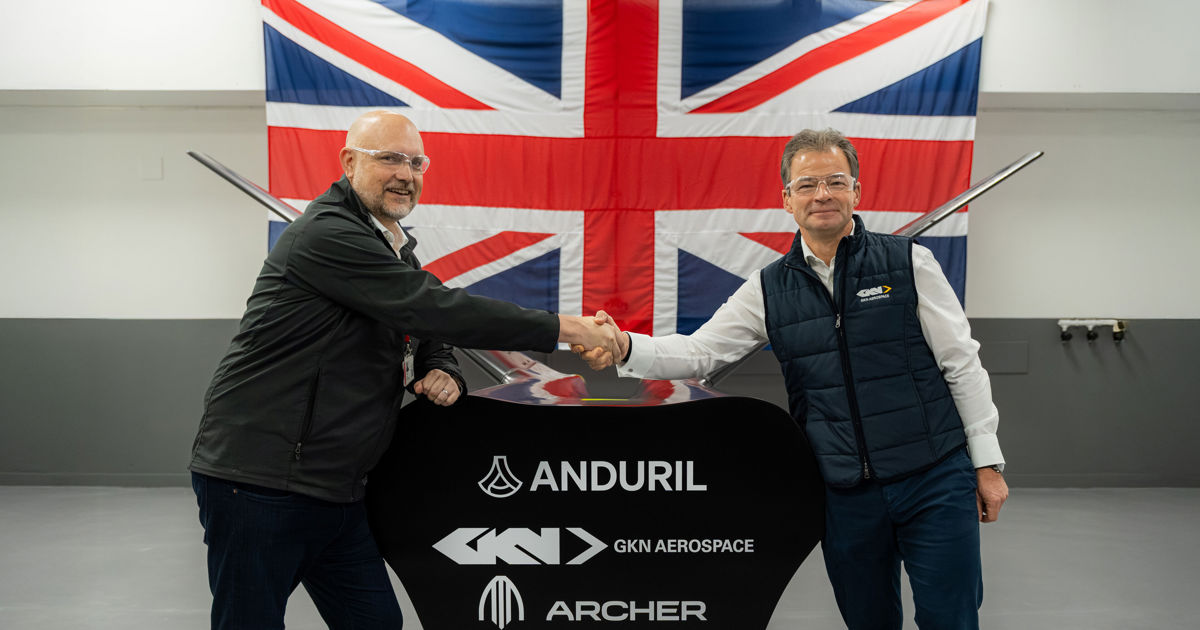 GKN Aerospace and Anduril UK Sign Partnership to Lead UK’s Future UAV ...